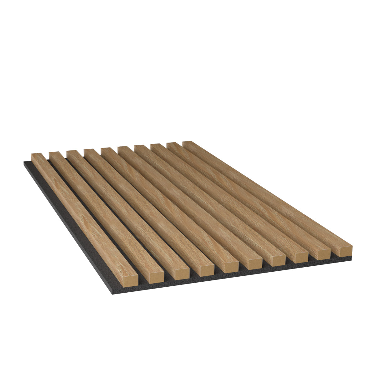 Acoustic Slat Wood Wall Panel, Traditional Slats | Ethan's Walls