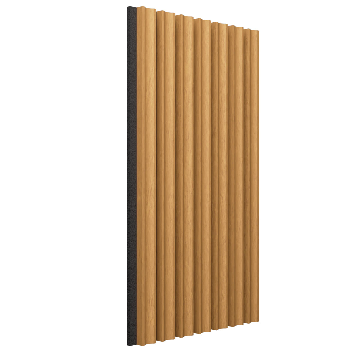 Acoustic Slat Wood Wall Panel, Concave Slats | Ethan's Walls