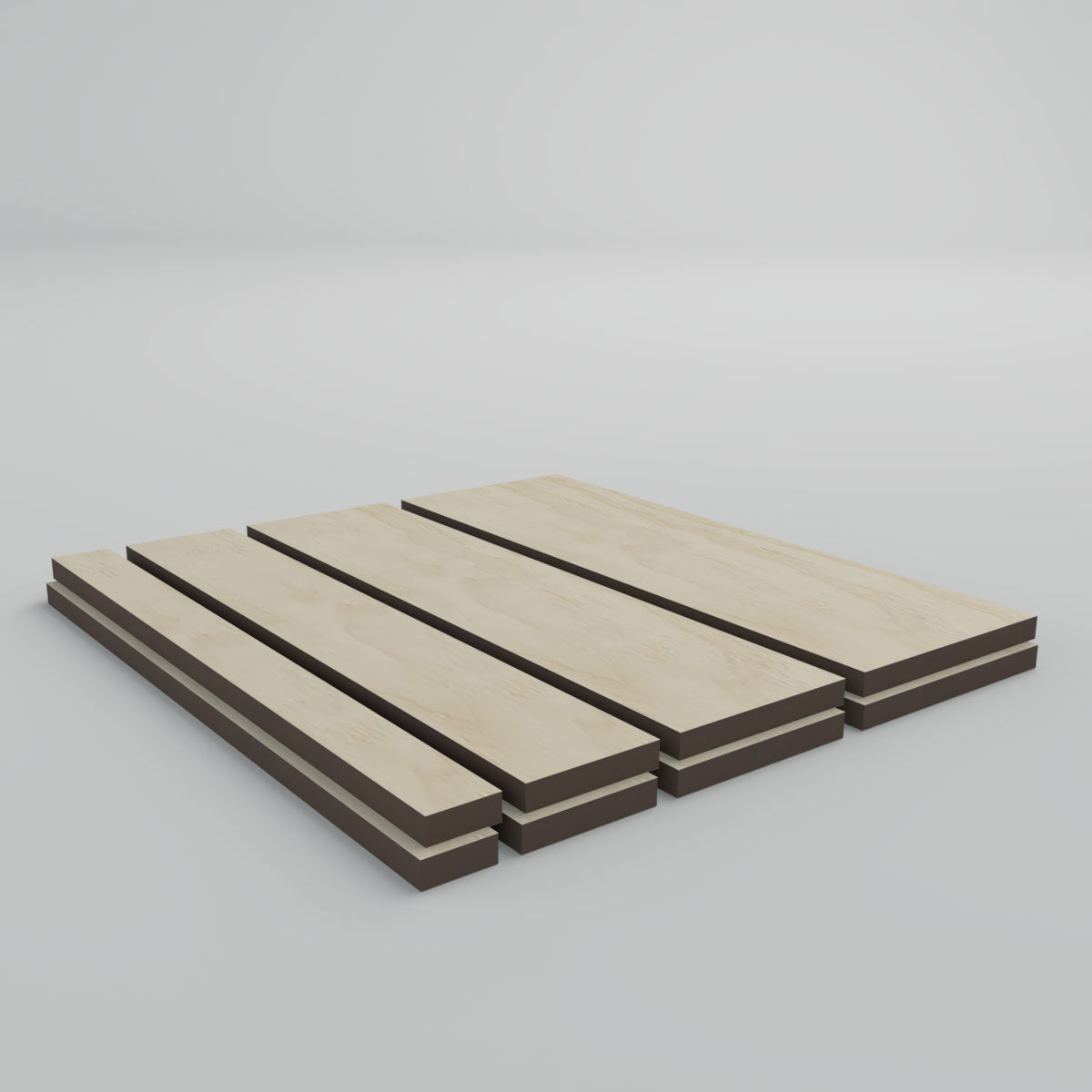 Wood Slat Wall Sample | Ethan's Walls