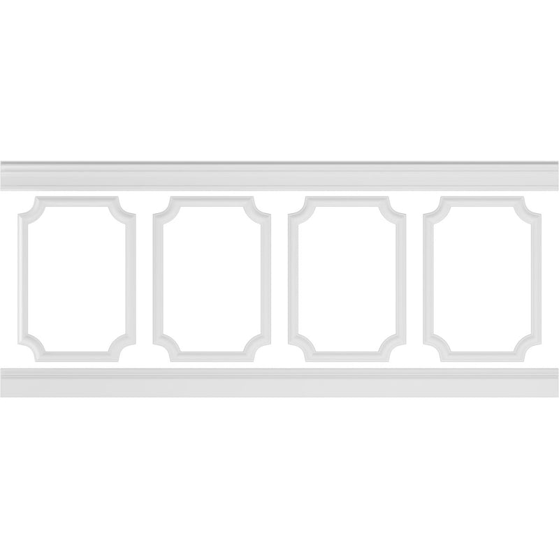 Ashford Traditional Wainscot Paneling 94-1/2' Long Kit | Ethan's Walls