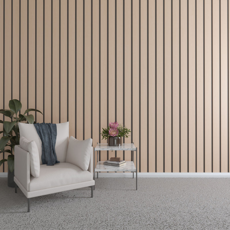 Traditional Adjustable Wood Slat Wall Kit | Ethan's Walls
