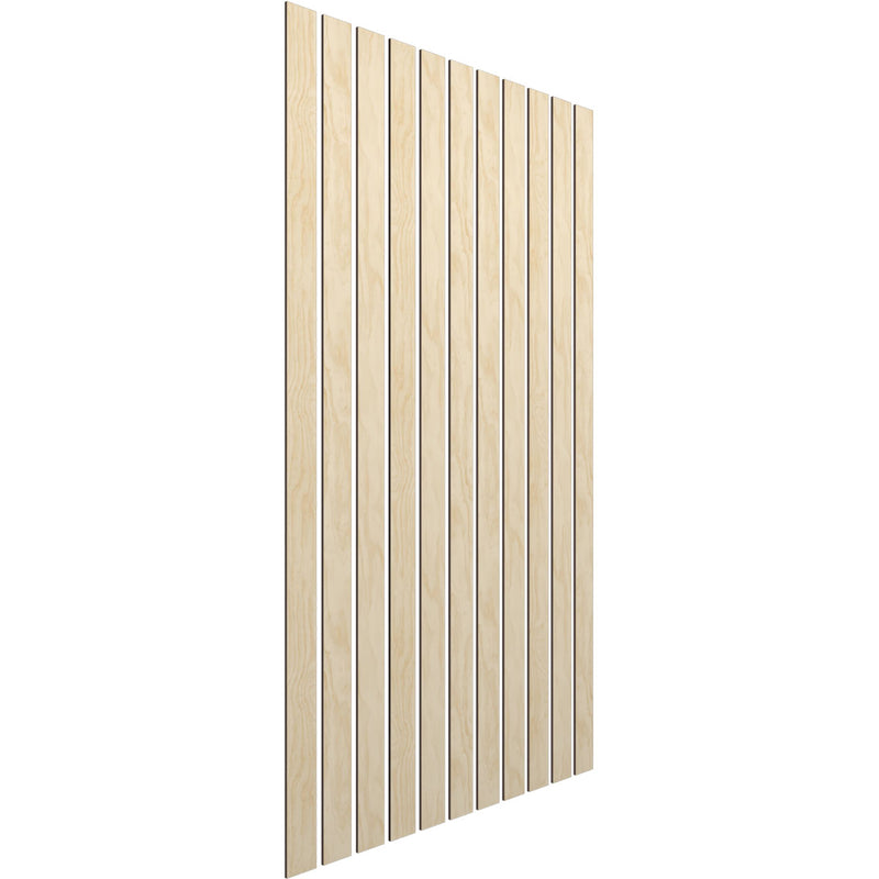 Traditional Adjustable Wood Slat Wall Kit | Ethan's Walls