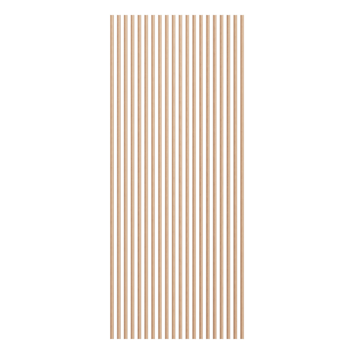 Stain Grade Hardwood Slats, Concave Slats | Ethan's Walls